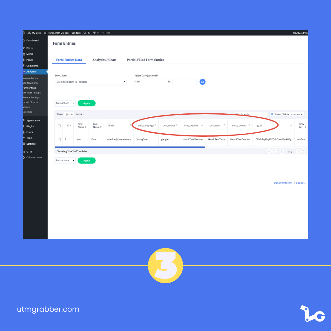 The Ultimate UTM Tracking Referral Tracking Solution with ARForms - UTM Tracker